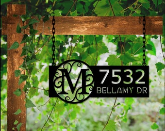 Metal Address Sign - Etsy