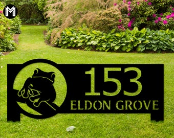 Address Garden Sign - Etsy