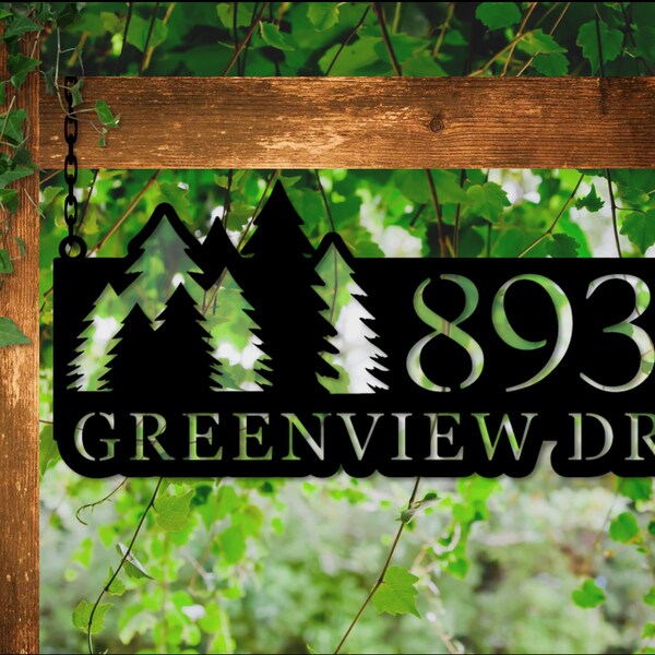 Pine Tree Sign - Etsy