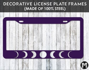Moon License Plate - Etsy