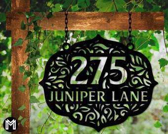 Hanging Mailbox Numbers - Etsy