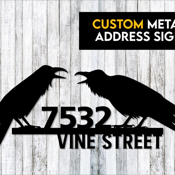 Metal Crow - Etsy