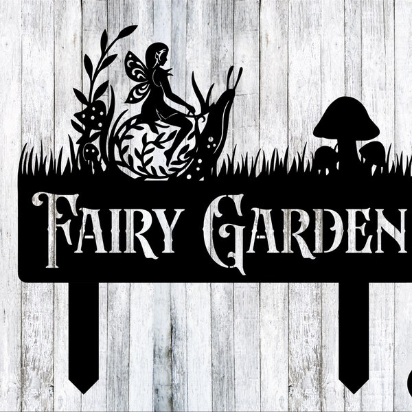 Fairy Garden Sign - Etsy