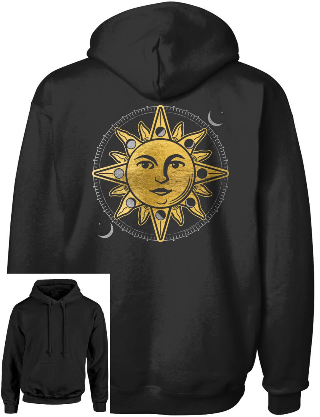Sun in Splendour Phases of the Moon Men's/unisex - Etsy
