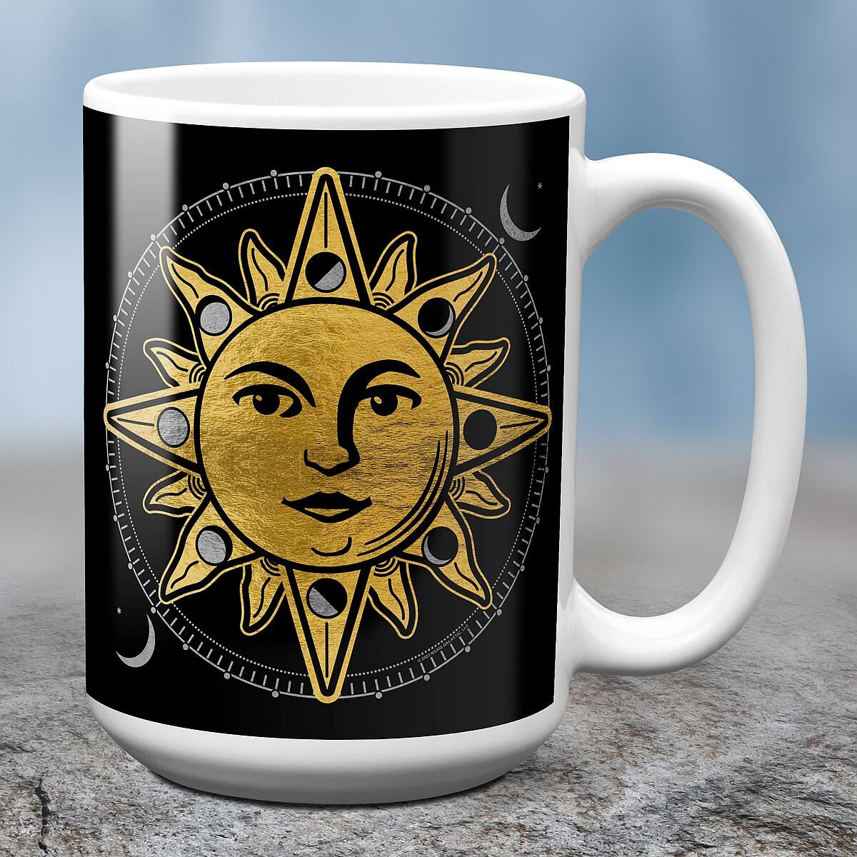 Sun in Splendour Phases of the Moon Mystical Coffee Mug 11 or 15 Oz - Etsy