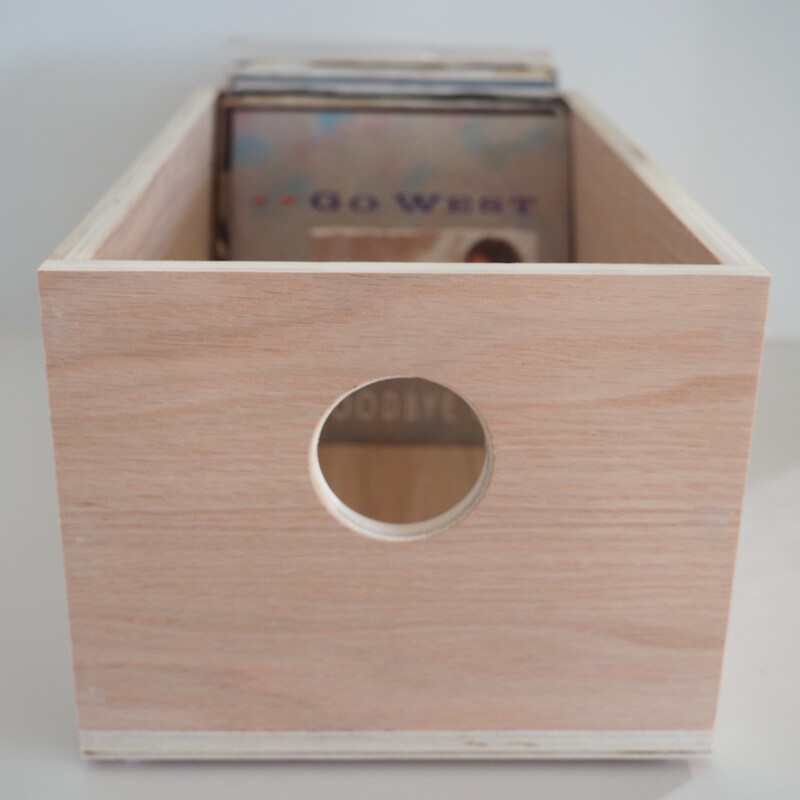 Record Crate - Etsy