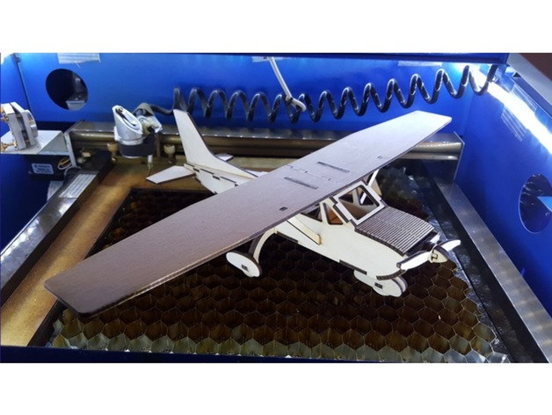 Airplan- Cessna- 3D Cnc Template Laser Cut Files Glowforge Laser Cnc ...