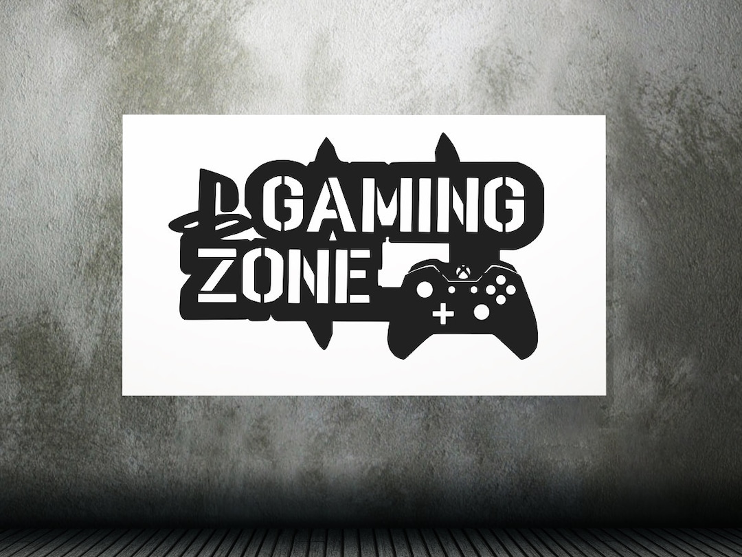 Gaming Zone Digital Vector Download Laser Cnc Cut Svg Dxf Pdf Eps Ai ...