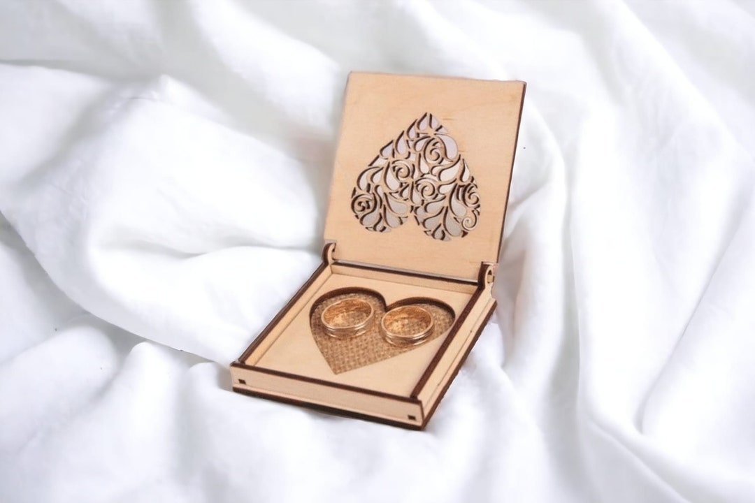 Laser Cut Ring Box Digital Vector Glowforge Laser Cnc Cut Svg Dxf Pdf ...