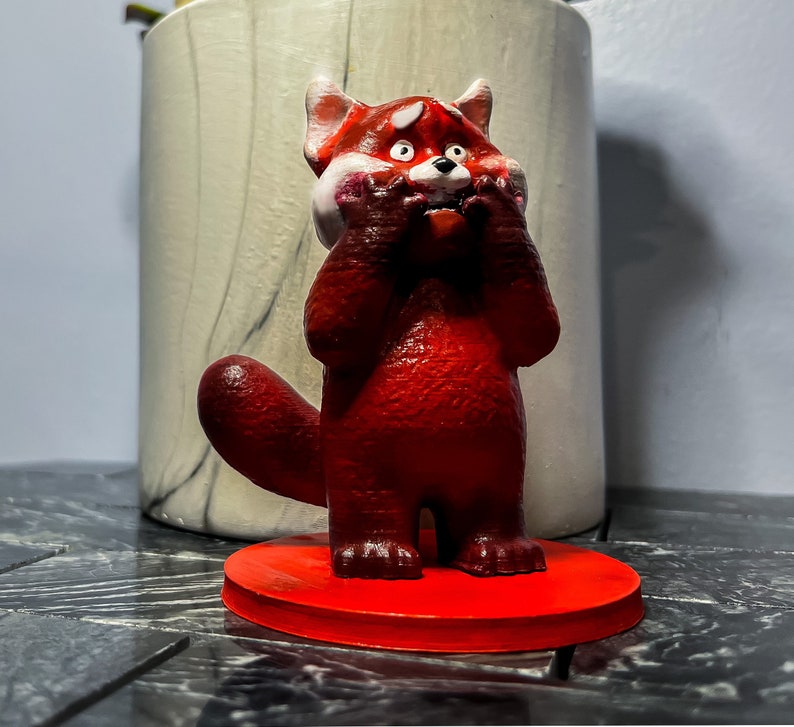 Turning Red Figurine Disney Pixar Statue | Etsy Singapore