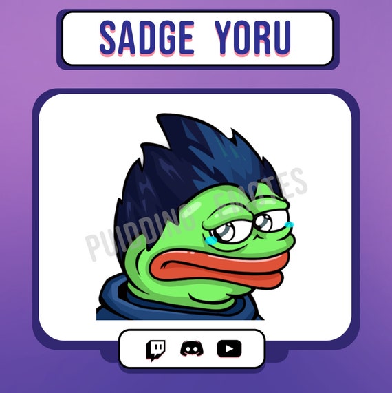 Animated Sadge Yoru Emote Twitch/discord Ready - Etsy