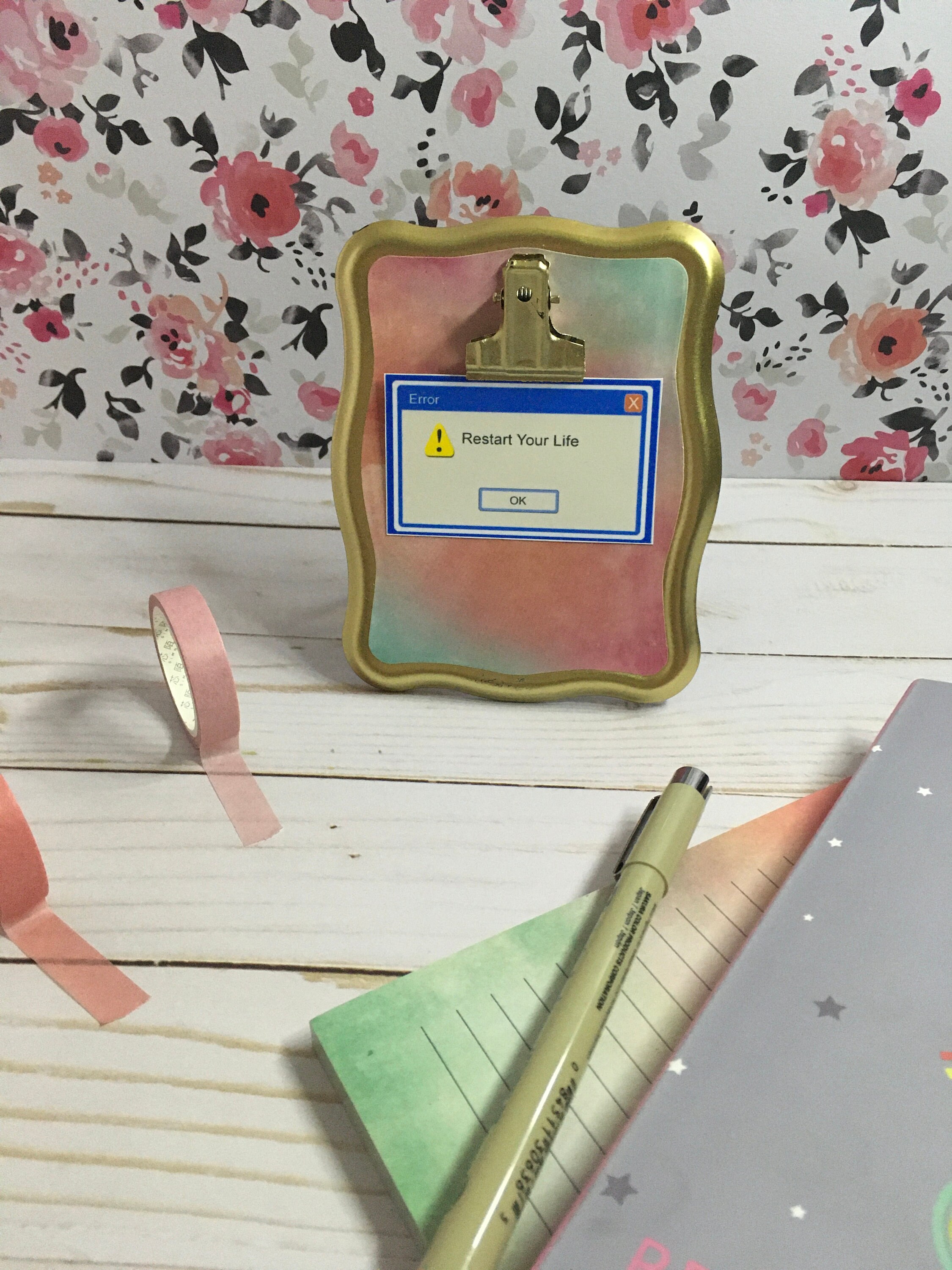 Error Vinyl Sticker Computer Error Sticker Funny Decal | Etsy