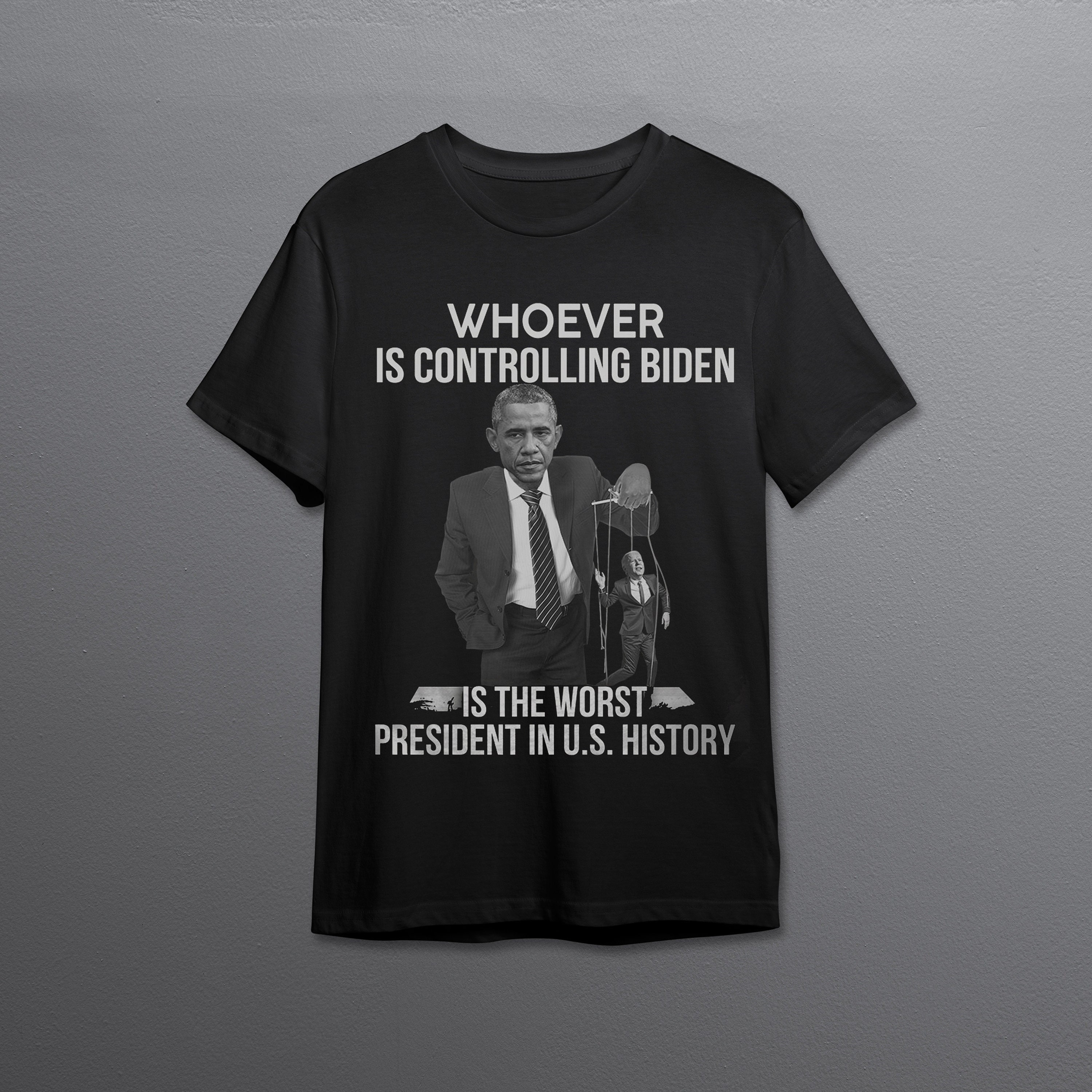 Barack Obama Shirt, Whoever Is Controlling Biden Shirt, USA T-Shirt ...