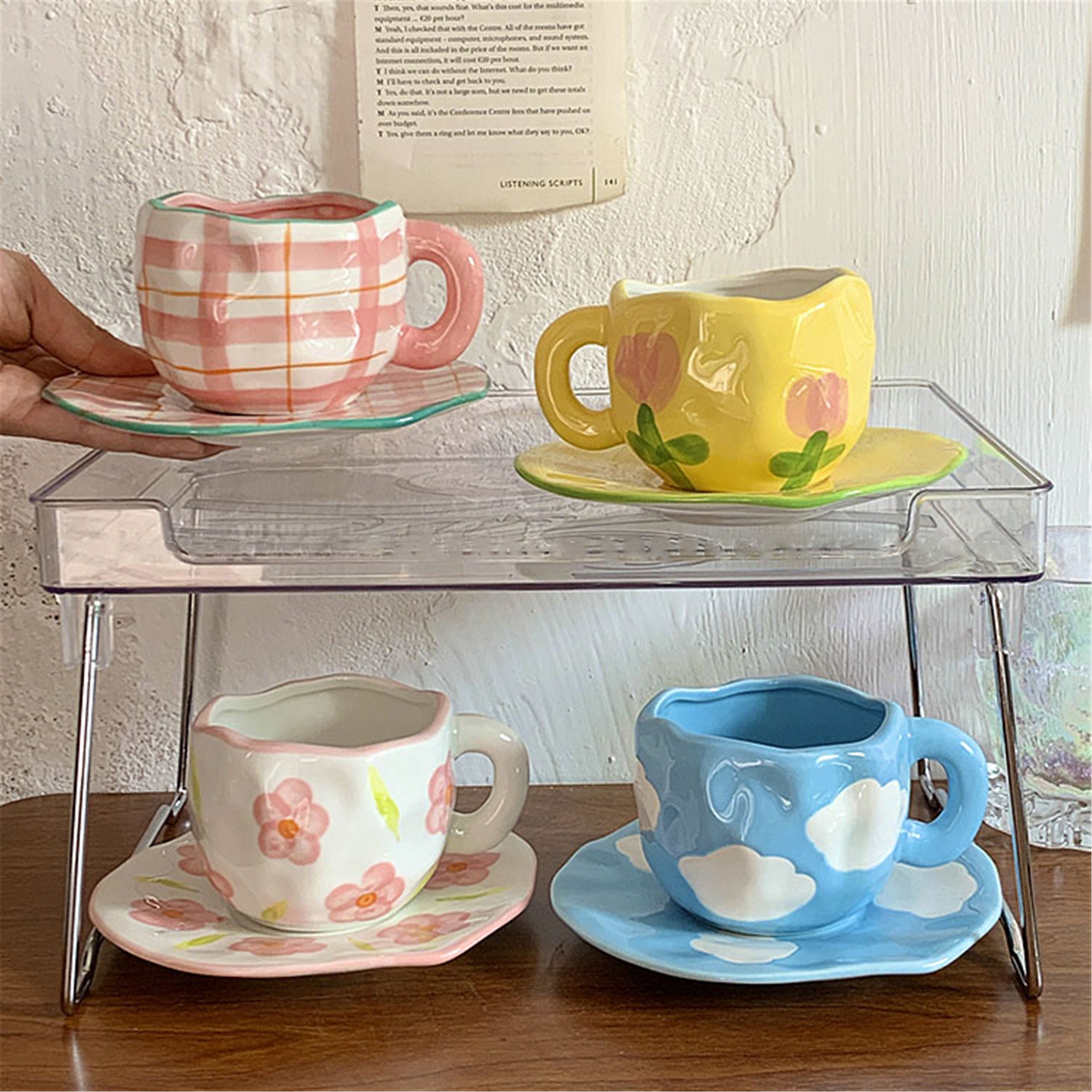 Blue Sky Ceramic Plates for sale | Only 4 left at -65%