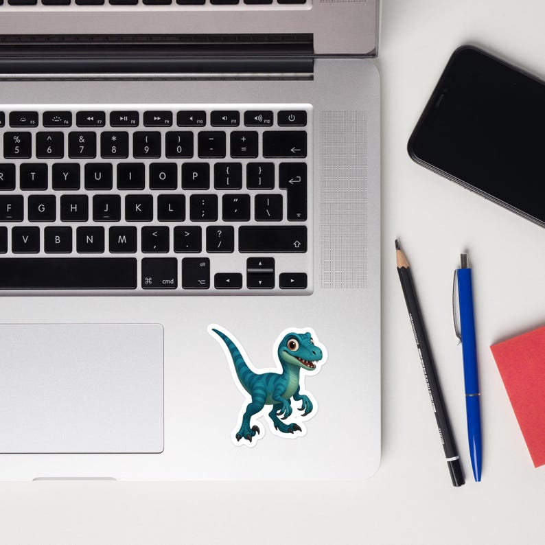 Dinosaur Stickers | 10 Cute Dino Designs | Vinyl Stickers | Kids Party ...