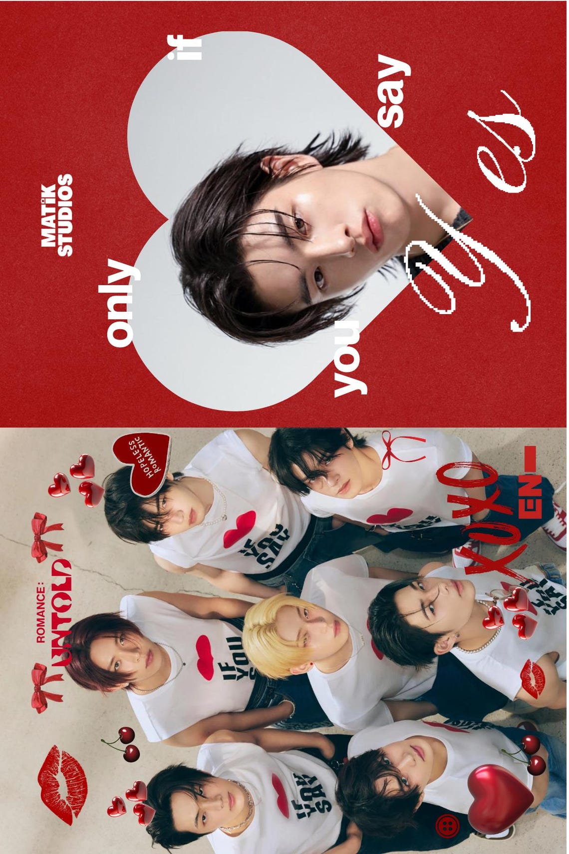 ENHYPEN Photobooth Frames – Editable Canva Template | K-pop Photobooth ...
