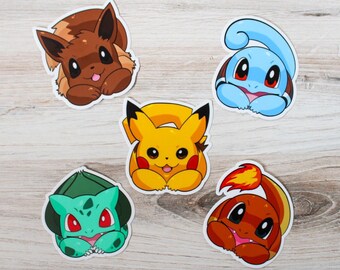 Bulbasaur Peeker Sticker - Etsy