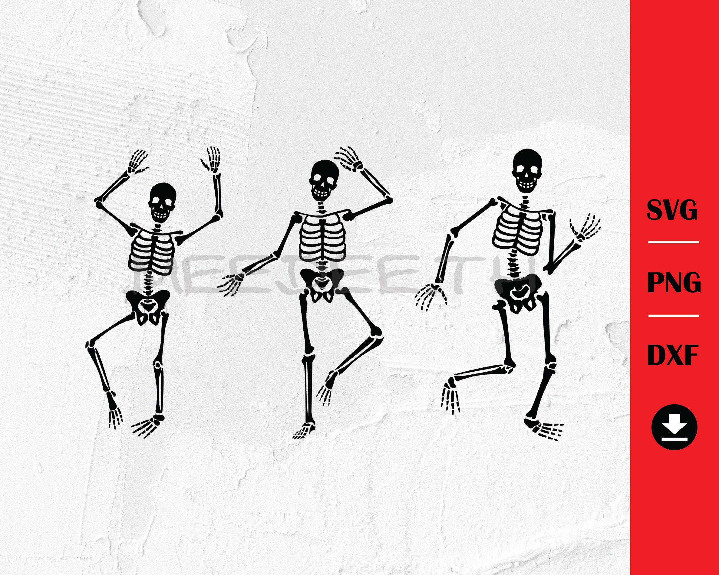 Dancing Skeleton Svg | Instant Download for Cricut Design Space - Etsy
