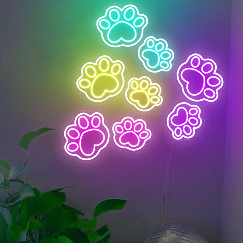 Puppy Kitty Neon Sign - Etsy