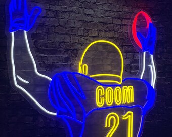 Nfl Neon Light - Etsy