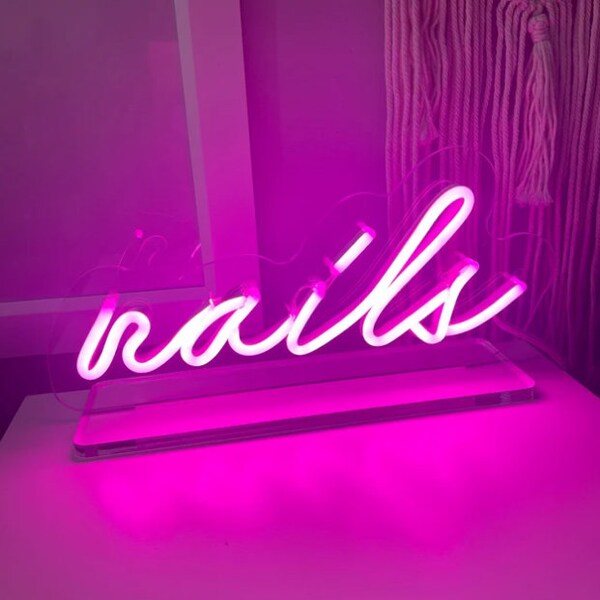 Neon Desk Sign Custom - Etsy