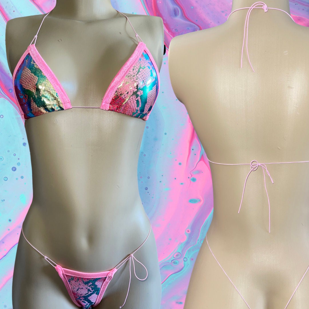 ASSORTED PINK Micro Bikinis - Etsy