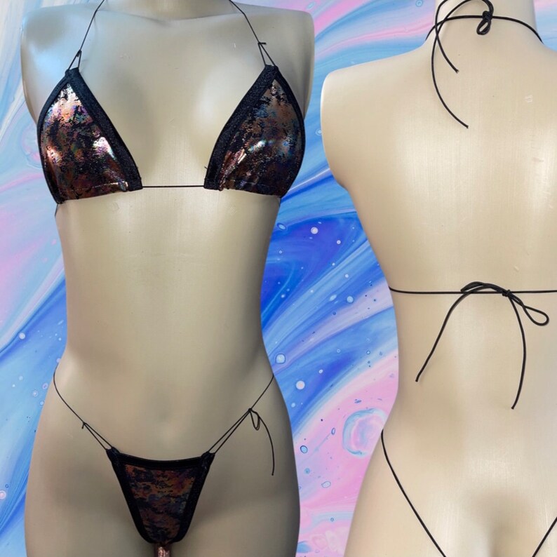 ASSORTED BLACK Micro Bikinis - Etsy