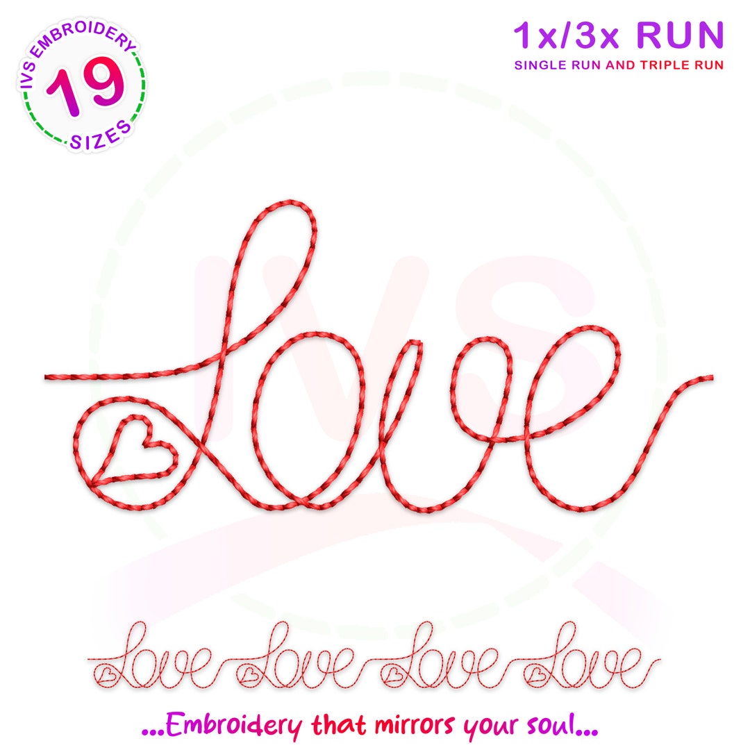 Love Quilting Machine Embroidery Design: Valentine's Day Quilt Block ...