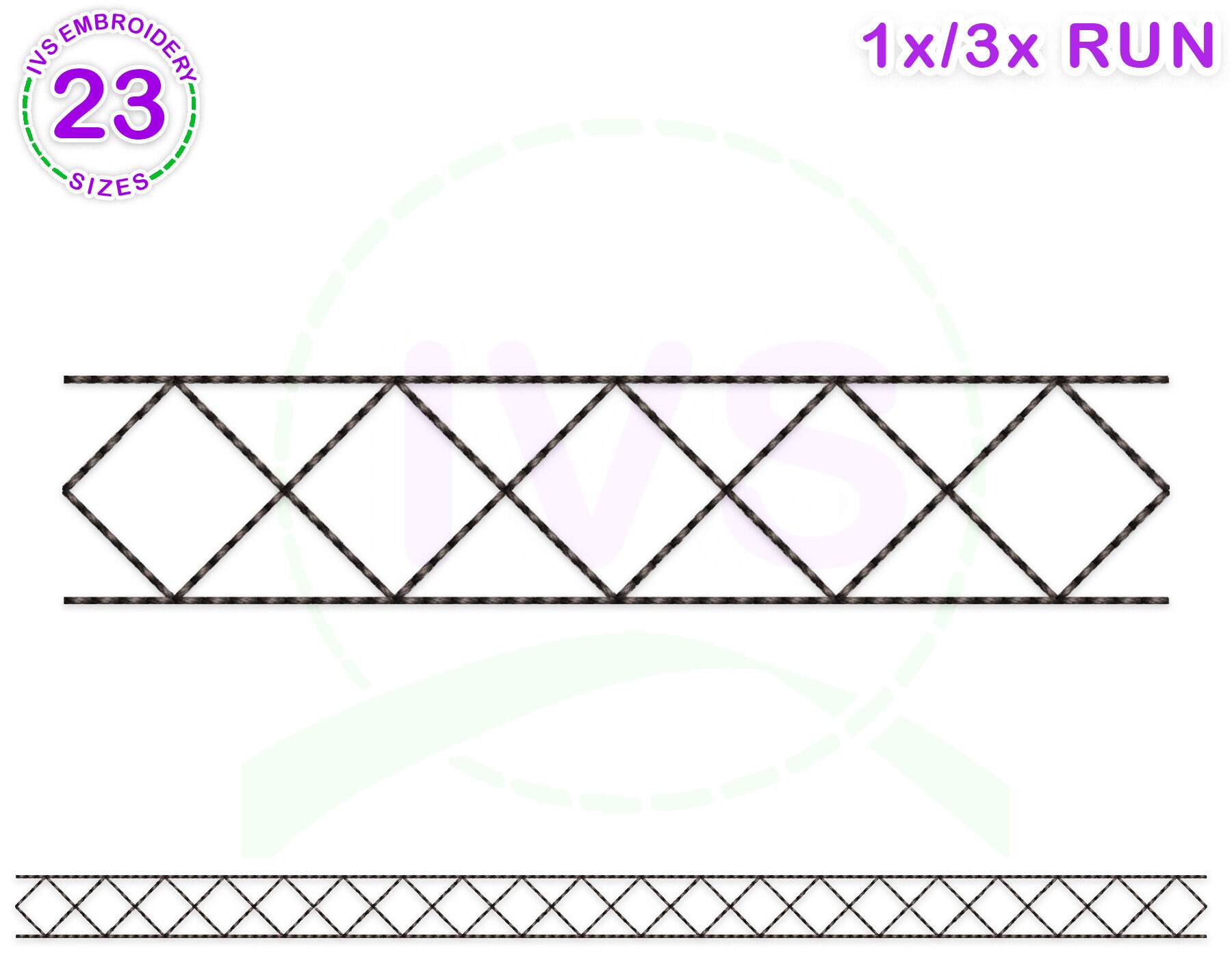 Grid Border Embroidery Design Grid Quilting Block Border - Etsy Australia