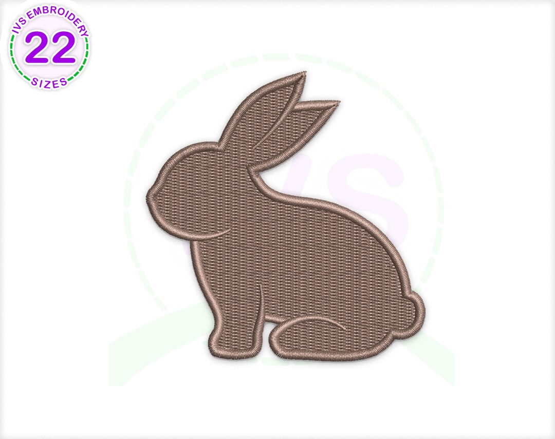 Bunny Embroidery Design Rabbit Machine Embroidery Bunny - Etsy