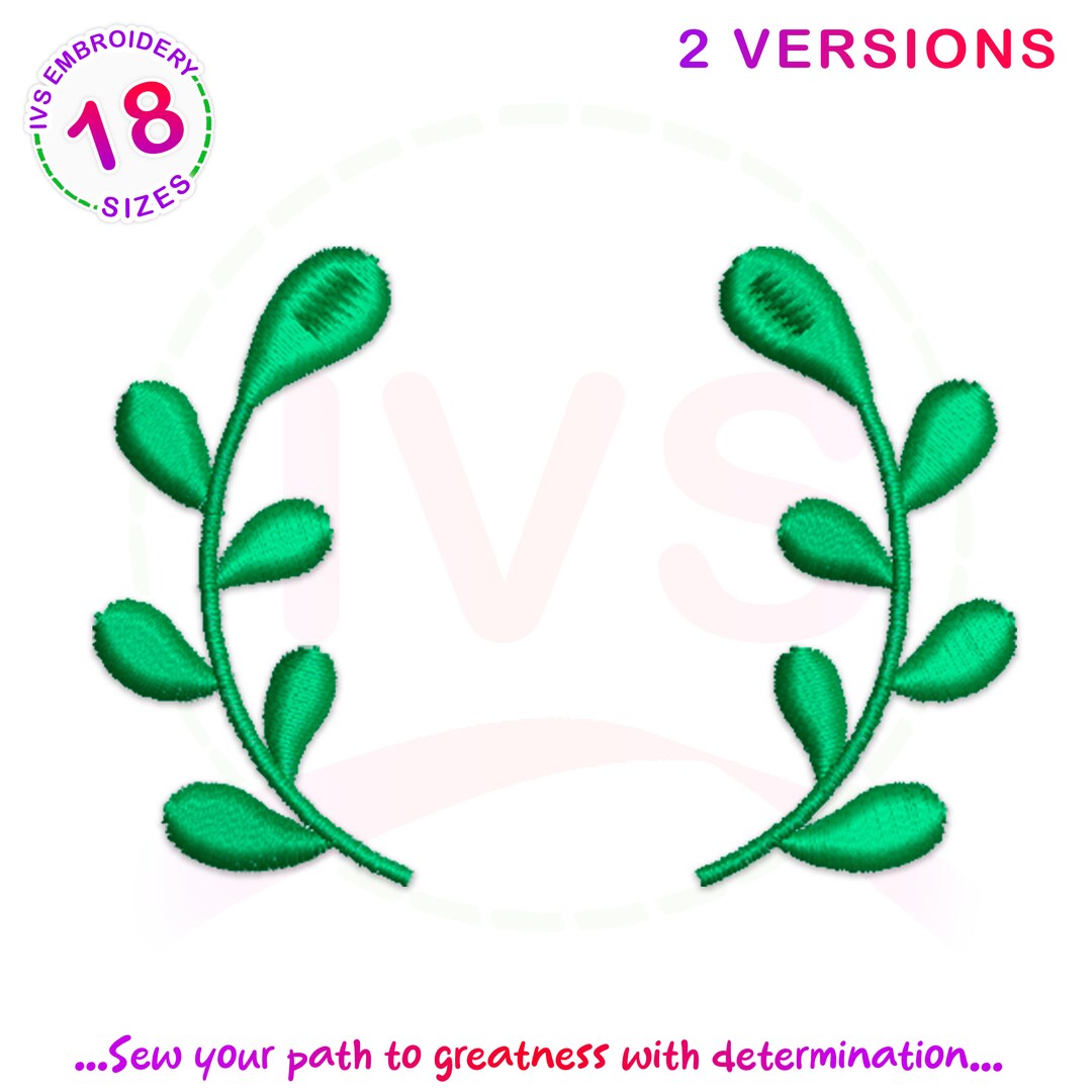 Leaf Frame Embroidery Design, Boho Frame Embroidery, Leaf Frame ...