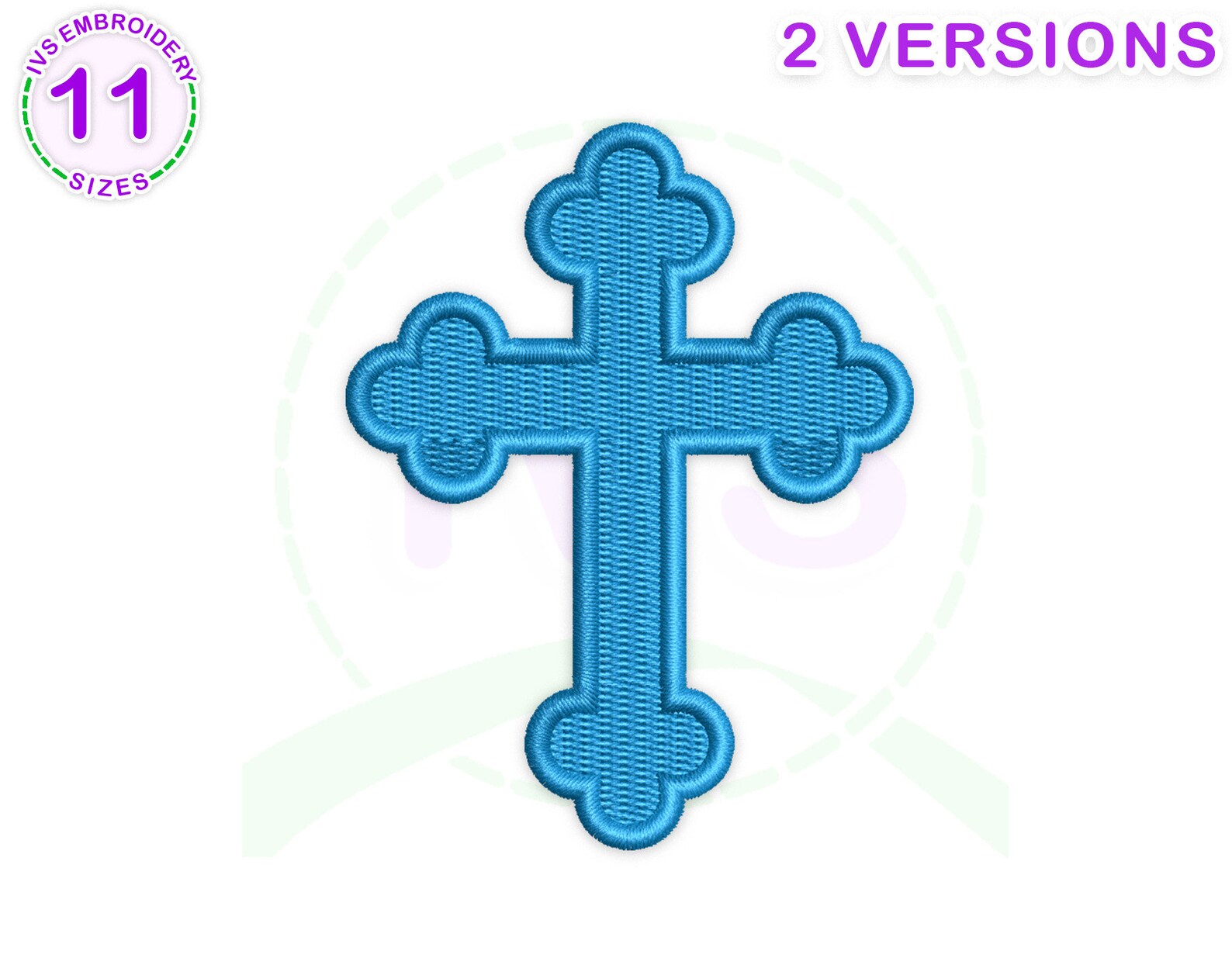 Cross Embroidery Design Religious Machine Embroidery Cross - Etsy