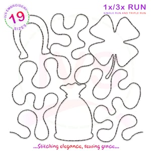 St Patrick Quilting Embroidery Design, St Patrick Quilting Block, Money ...