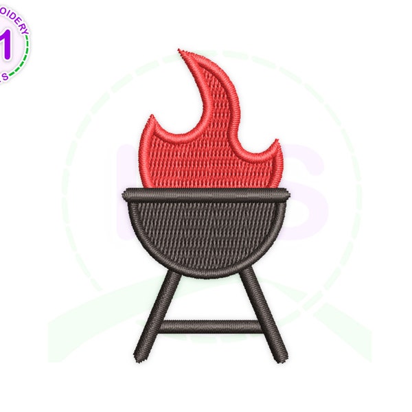 Grill Embroidery - Etsy