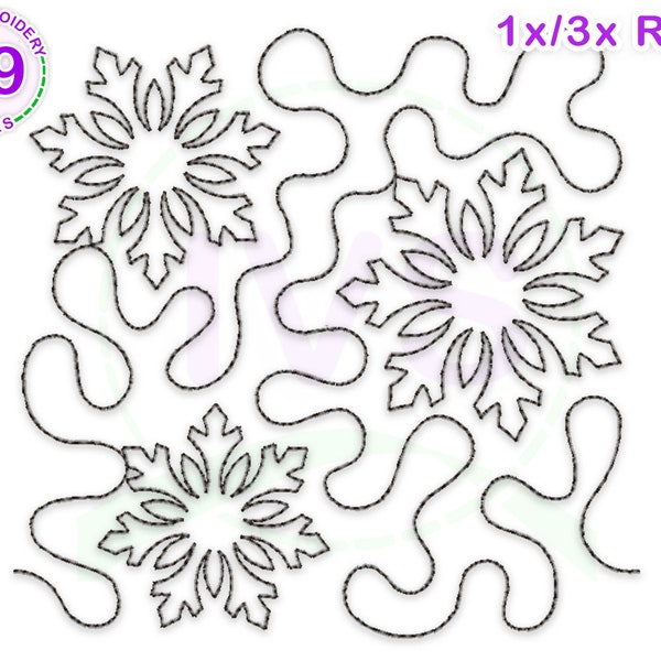 Snowflake Quilt - Etsy