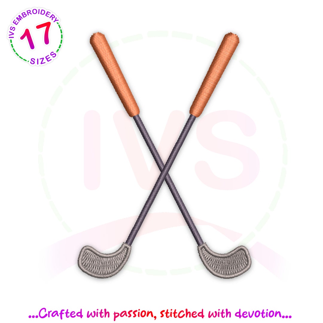 Golf Embroidery Design, Golf Club Machine Embroidery, Golf Embroidery ...
