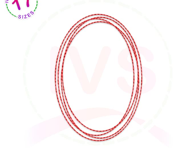 Circle Stitch Frame Embroidery Design, Shape Embroidery, Circle Stitch ...