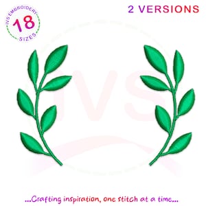 Leaf Frame Embroidery Design, Boho Frame Embroidery, Leaf Frame ...