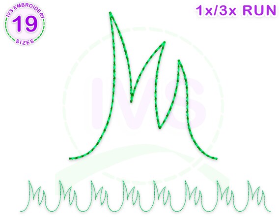 Grass Quilting Embroidery Design Grass Quilting Block Summer - Etsy