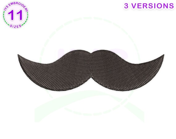 Mustaches Embroidery Design Dad Machine Embroidery Mustaches | Etsy