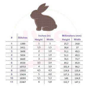 Bunny Embroidery Design, Rabbit Machine Embroidery, Bunny Pattern ...