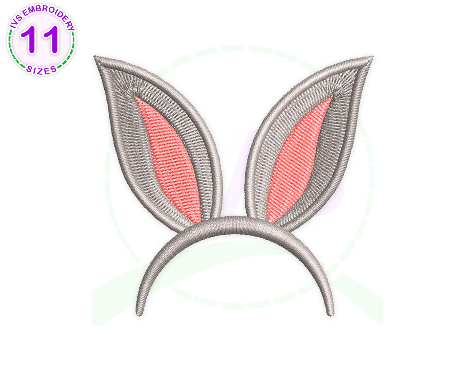 Bunny Ears Embroidery Design Rabbit Embroidery Bunny Ears - Etsy