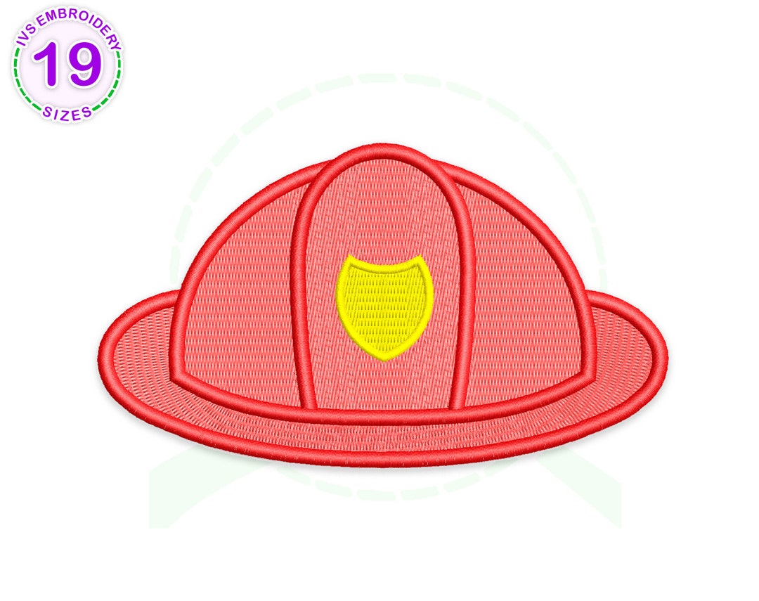 Fireman Hat Embroidery Design Fireman Embroidery Fireman Hat - Etsy