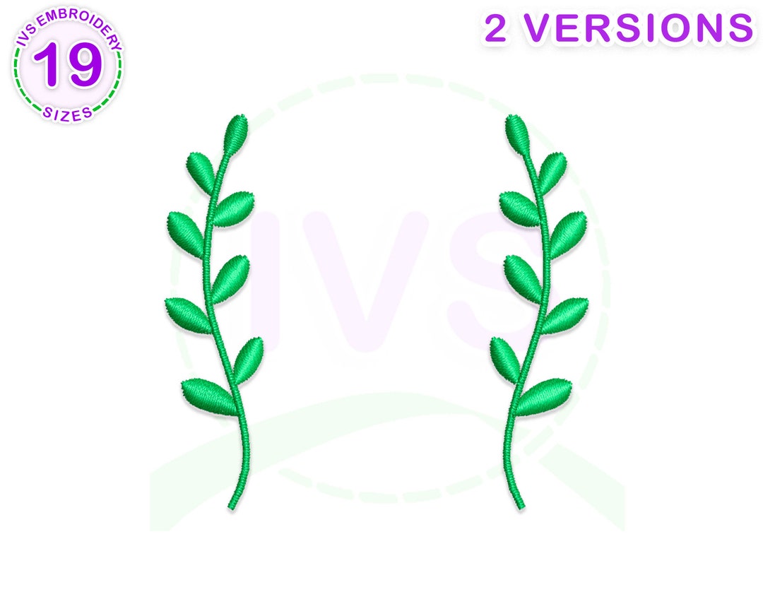 Leaf Frame Embroidery Design Frame Machine Embroidery Leaf - Etsy