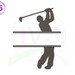 Golf Monogram Embroidery Design, Golf Club Machine Embroidery,golf ...