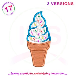 Ice-cream Embroidery Design, Ice-cream Embroidery, Ice-cream Embroidery ...