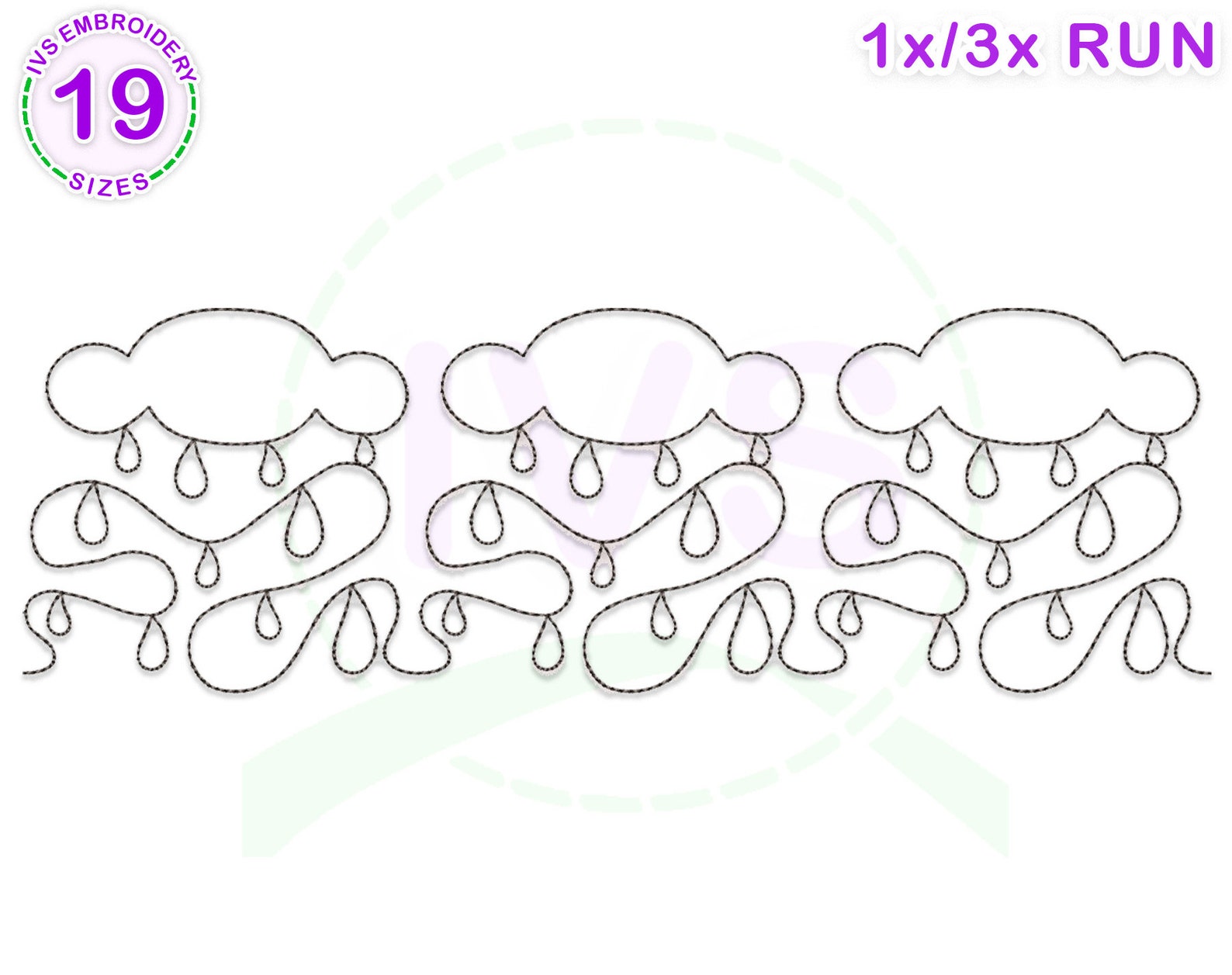 Cloud Quilting Embroidery Design Cloud Quilting Block Sky - Etsy