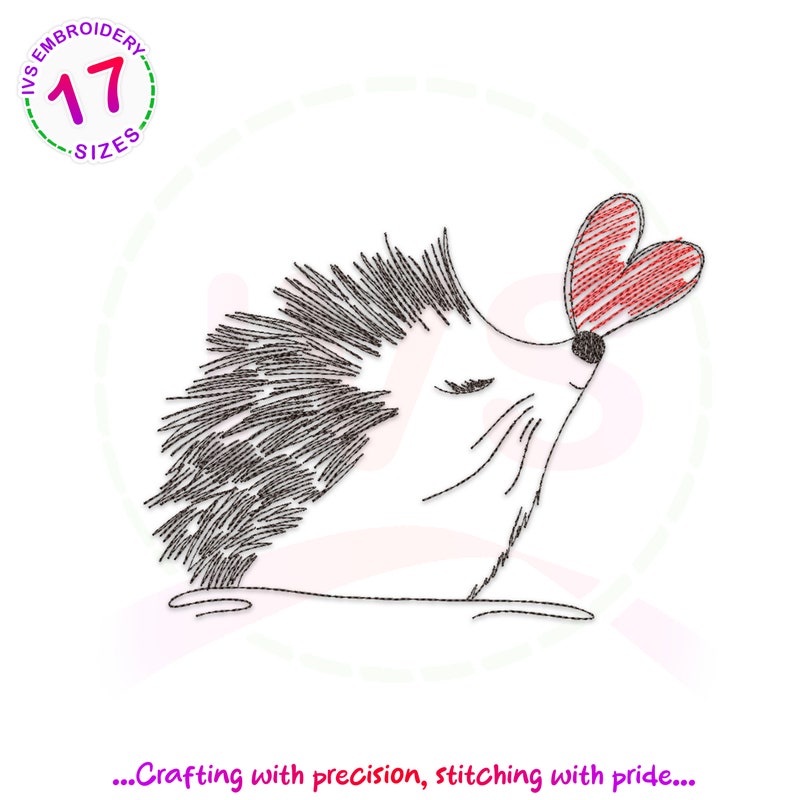 Hedgehog Embroidery - Etsy