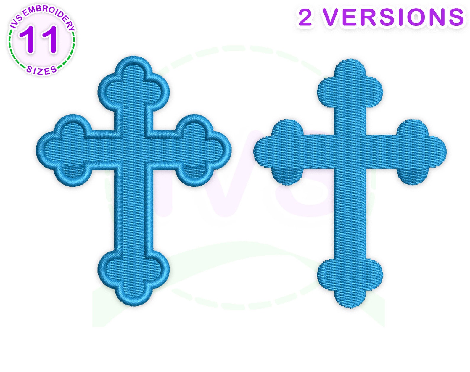 Cross Embroidery Design Religious Machine Embroidery Cross - Etsy