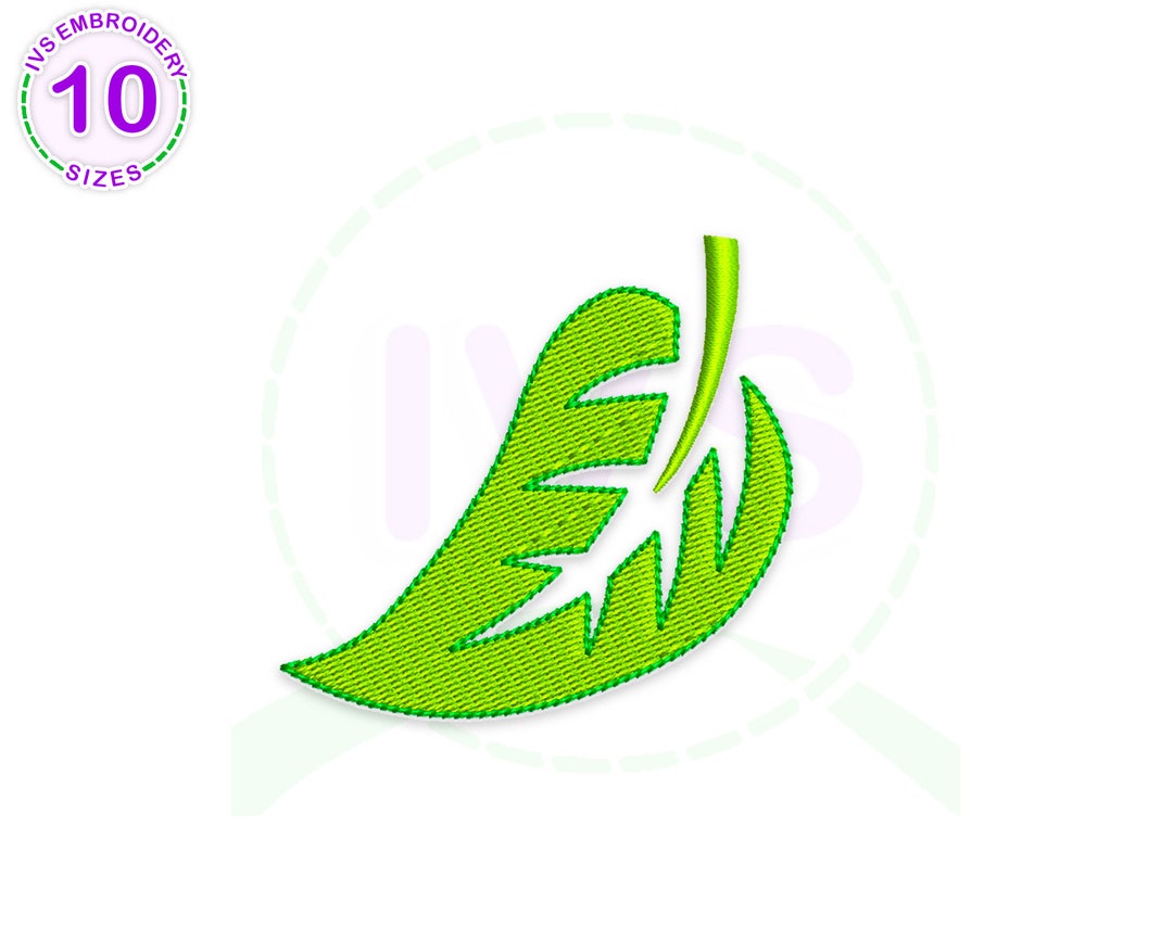 Leaf Embroidery Design Fall Machine Embroidery Leaf - Etsy